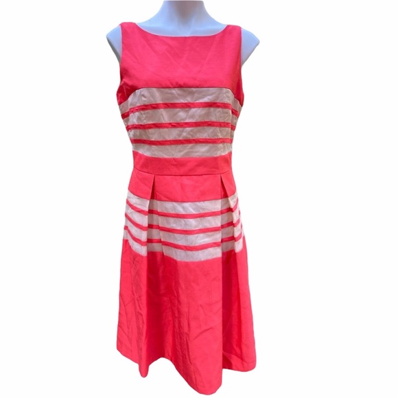 Just...Taylor | Dresses | Just Taylor Coral Fit And Flare Dress | Poshmark